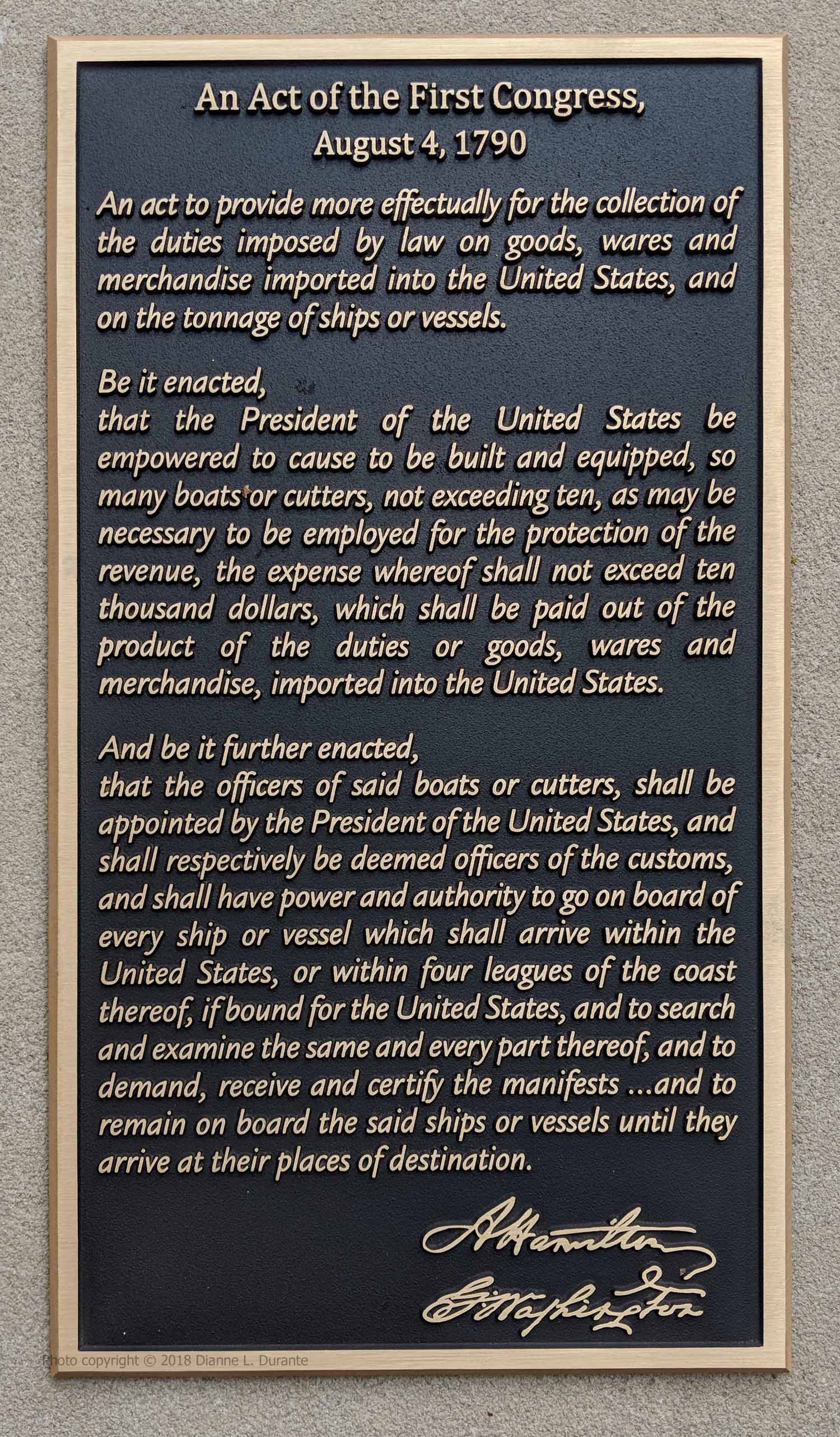New Alexander Hamilton Sculpture at U.S. Coast Guard Academy – Dianne L ...