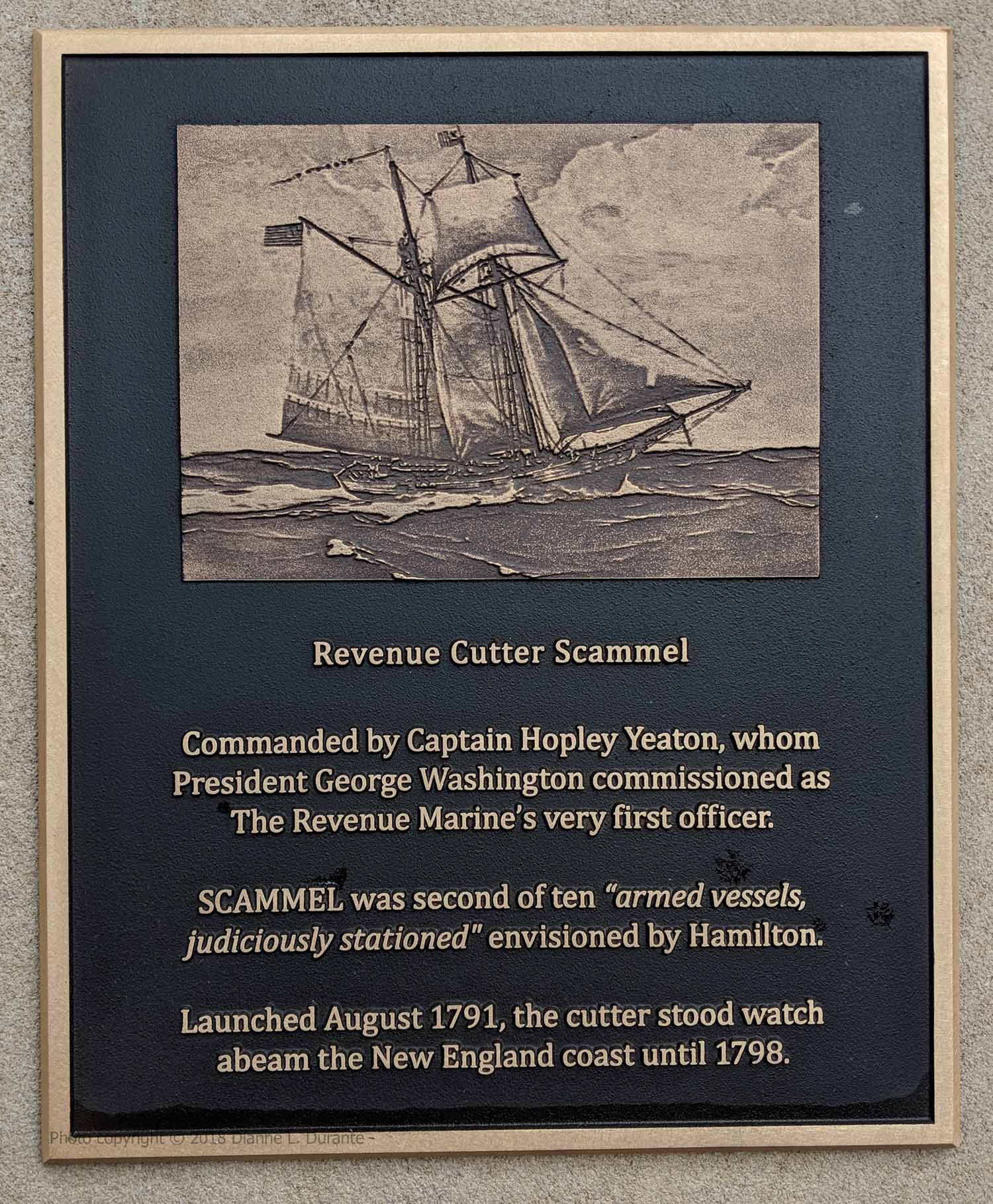 New Alexander Hamilton Sculpture at U.S. Coast Guard Academy – Dianne L ...